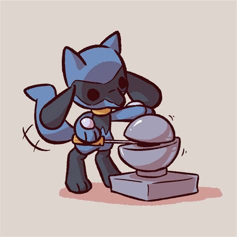 Riolu Pokemon Drawn By Advos Danbooru Riolu Pokemon Drawn By Advos Danbooru