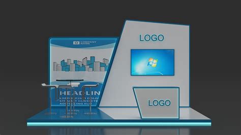 Exhibition Booth Idea 3d Model Cgtrader
