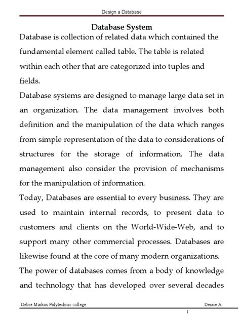 design a database download free pdf databases relational database