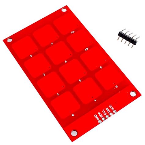 Mpr121 Capacitive Touch Sensor Keypad 4x3