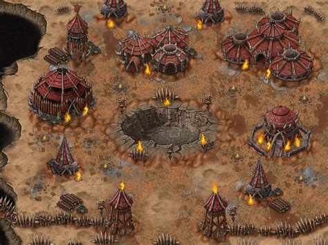 Orc Village Battle Map Dnd Battle Map Dandd Battlemap Etsy Xxx Porn Sex Pics