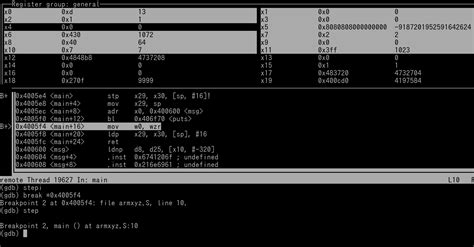 Assembler Qemu Gdb