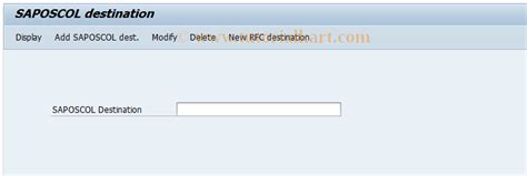 AL SAP Tcode Customize SAPOSCOL Destination AL SAP Tcode Customize SAPOSCOL Destination