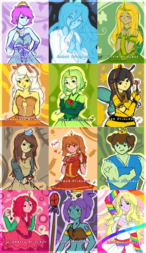 The Princesses Of Adventure Time Adventure Time With Finn And Jake Photo 34116528 Fanpop