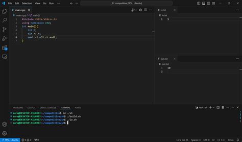競プロ用の環境構築覚書 c andvscode andwsl2 atcoder qiita