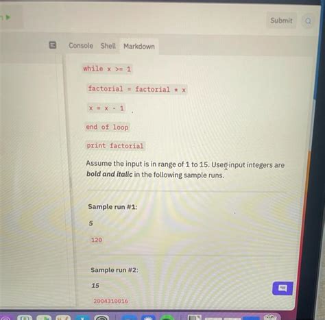 Solved Mi Console Shell Markdown In The Lecture We Mentioned