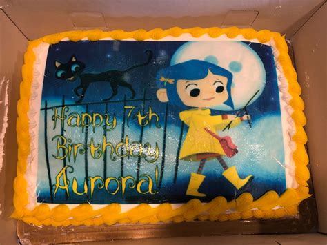 Coraline Cake Caroline Birthday Cake Coraline Cake Ideas Simple