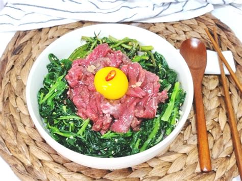 간단 간장 육회비빔밥 만들기 한우 소고기 육회 양념 만드는법 네이버 블로그