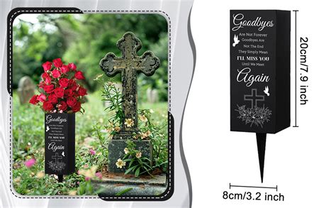 Webeedy Cemetery Vases Happy Birthday In Heaven Grave Vases