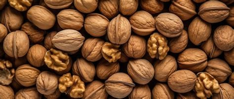 Premium Ai Image Walnut And Walnut Kernel