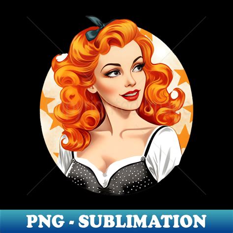 Vintage Pin Up Girl Creative Sublimation Png Download Vi Inspire