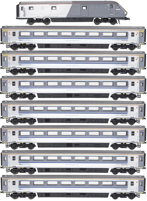 Dapol 2d 017 101 Mk3 Coach Set In Chiltern Railways Hattons