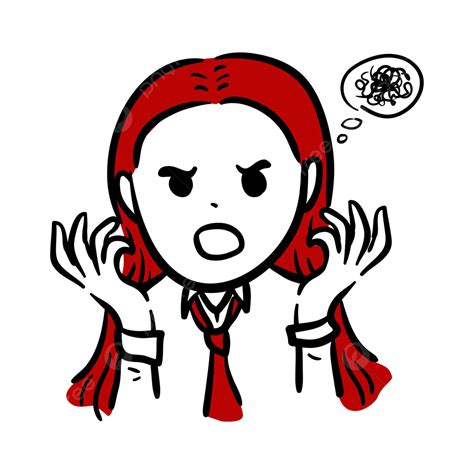 화난 여자 일러스트 디자인 벡터 여성 삽화 화난 Png 일러스트 및 벡터 에 대한 무료 다운로드 Pngtree