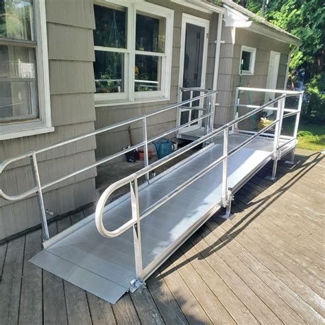Used Aluminum Handicap Ramp With Professional Installation Usa Medical Supply