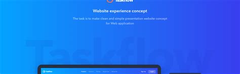 Taskflow Website Experience Design On Behance