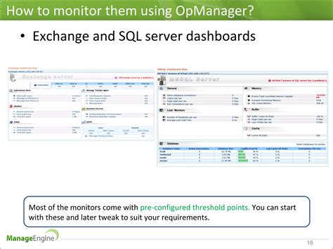 Microsoft Infrastructure Monitoring Using Opmanager Ppt Operating Systems Computer