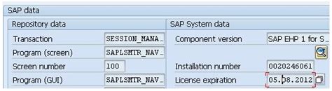 Martin Maruskin Blog Something About SAP SAP License Expiration Message