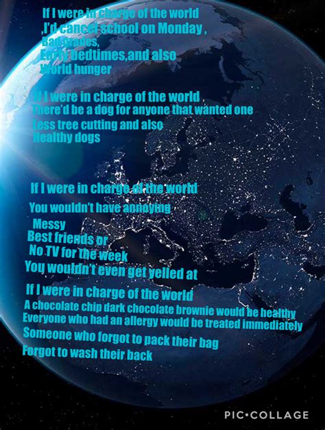 In Charge Of The World
