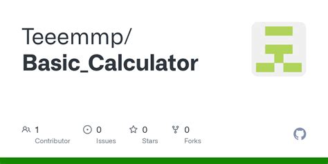 Github Teeemmp Basic Calculator