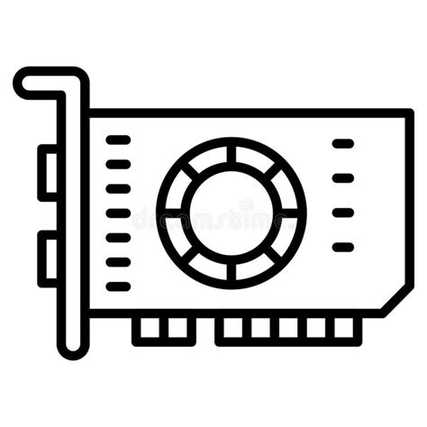 Have A Look At This Beautiful Icon Of Gpu Mining Customizable Vector Stock Vector