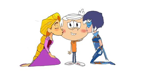 The Loud House Crossover Kiss By Thegamemasternight3 On Deviantart