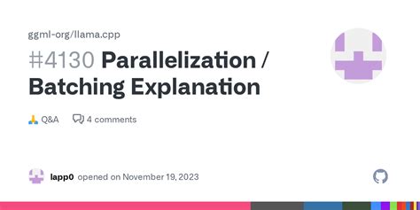 Parallelization Batching Explanation · Ggml Org Llamacpp