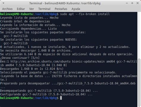 Ubuntu Linux Soluci N Dpkg Error Fatal Irrecuperable Abortando E Sub Process Usr Bin Dpkg
