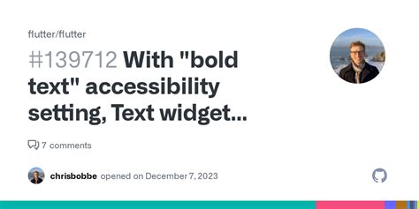 With Bold Text Accessibility Setting Text Widget Makes Extra Bold Text Less Bold · Issue