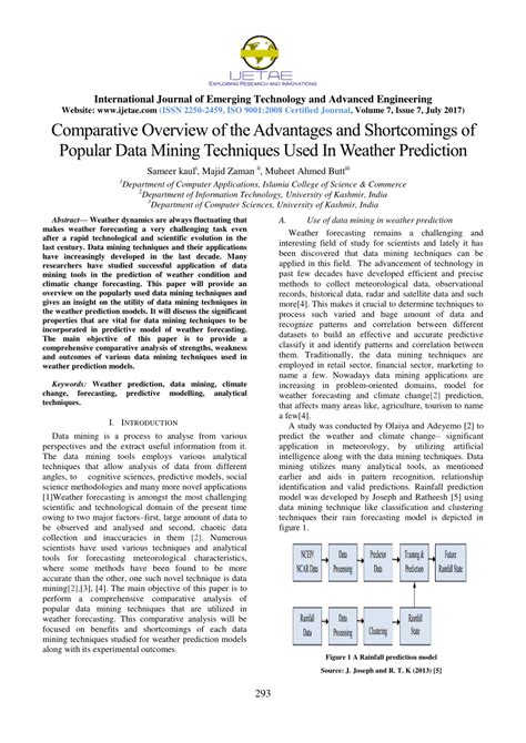 pdf comparative overview of the advantages and shortcomings of