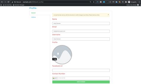 How To Create A User Profile Using Elementor Actions Pack