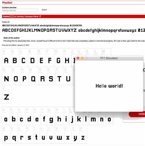 Changes Found On New Font Converter How To Lvgl Forum