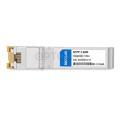 Allied Telesis At Sp10t 80m I Compatible 10gbase T Sfp Rj45 Copper 80m Transceiver