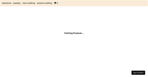 Basic Ecom App Codesandbox Basic Ecom App Codesandbox