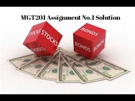 MGT201 Assignment No 1 Solution YouTube