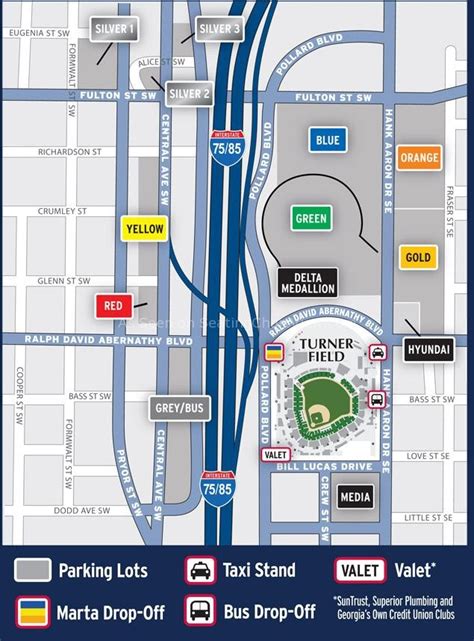 Turner Field Map At Isabel Cremean Blog