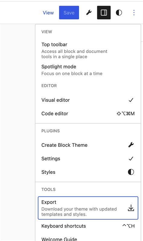 site editor export includes layout definitions from lib theme json · issue 50238 · wordpress