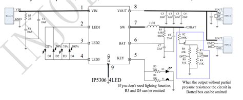 Ip5306 Mobile Battery Power Soc Datasheet Schematic 60 Off