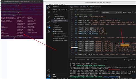 Ubuntu 编译stm32cubmax 生成的cmake工程，在最后链接阶段报错，can Dont Find Lc None