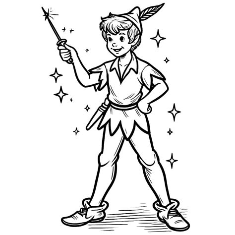 Disegni Di Peter Pan Da Colorare Disegni Colorarecom