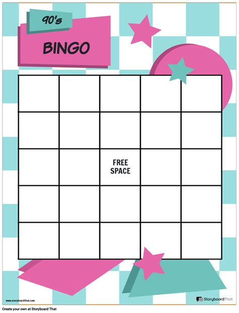 Printable Bingo Card Template Free Free Printables
