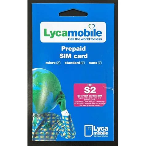 Sim Cards Mobile Accessories Lycamobile G Sim Card Starter Kit Pack Everything Id