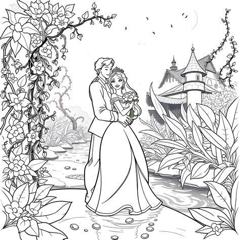 Best Tiana Coloring Pages Free Printable Pdf