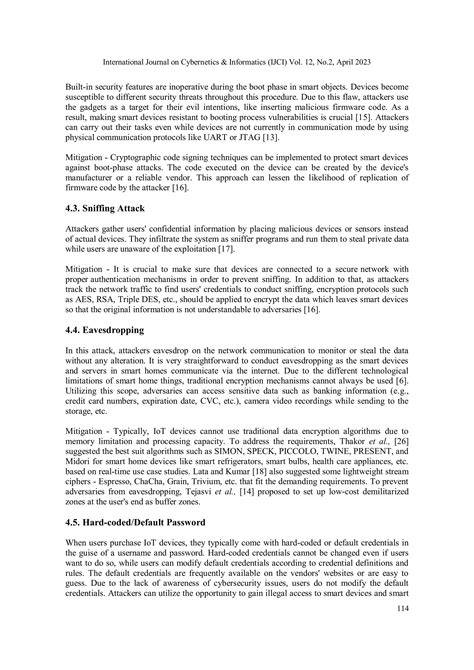 Security Attacks And Countermeasures In Smart Homes Pdf Home Security Home And Garden