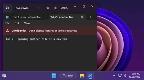 New Windows 11 Leak Notepad With Tabs Tech Based