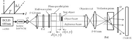Setup Of A Heterodyne Common Path Interferometer Download Scientific Diagram