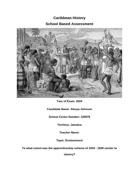 Caribbean History Sba Autorecovered 1 Pdf