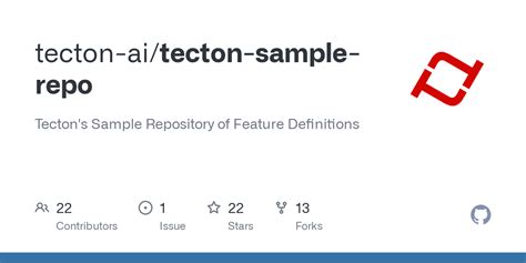 Github Tecton Aitecton Sample Repo Tectons Sample Repository Of Feature Definitions