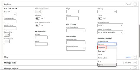 Planning Items And Formulas In Dynamics 365 Finance And Operations Configuration Requirements