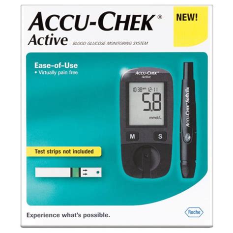 Accu Check Active Glucometer With 10 Free Strips Life Time Warranty Daraz Pk