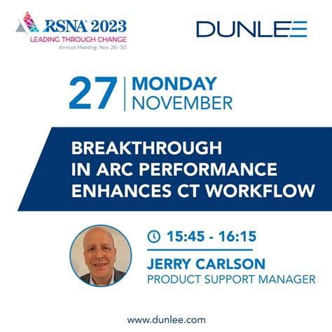 Dunlee On Linkedin Rsna2023 Dunlee Arc Ct Breast Mri